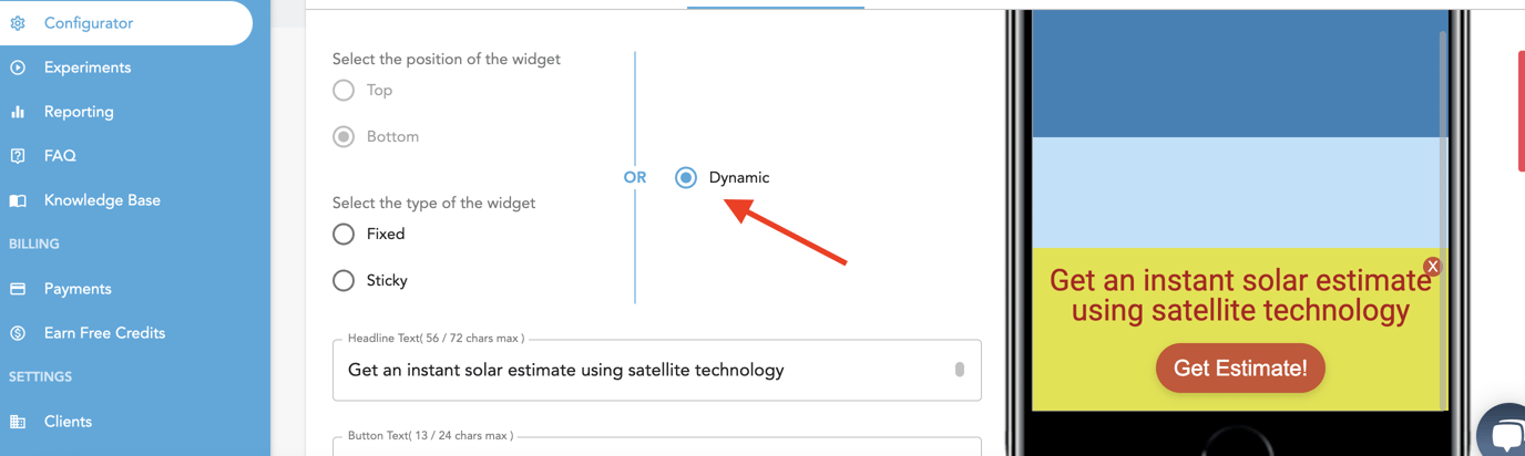 Customize your Demand IQ banner.
